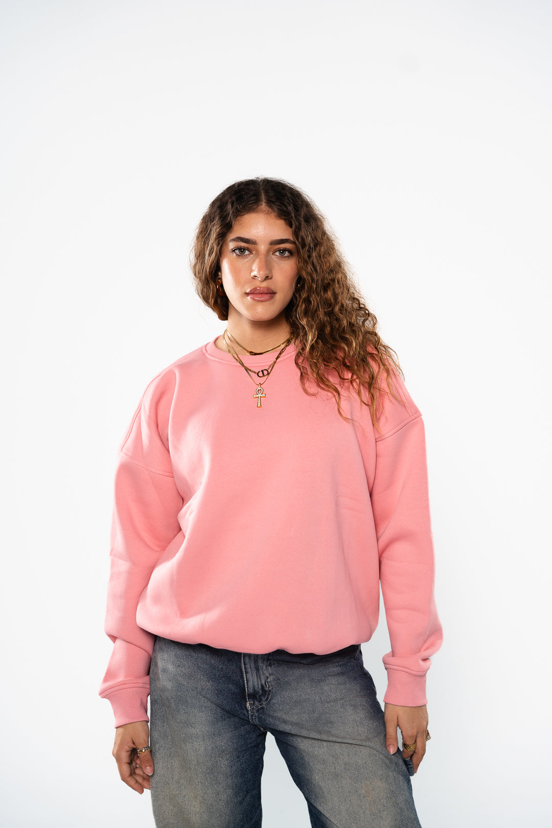 Pink 119 Crew-Neck – Basic Stitches