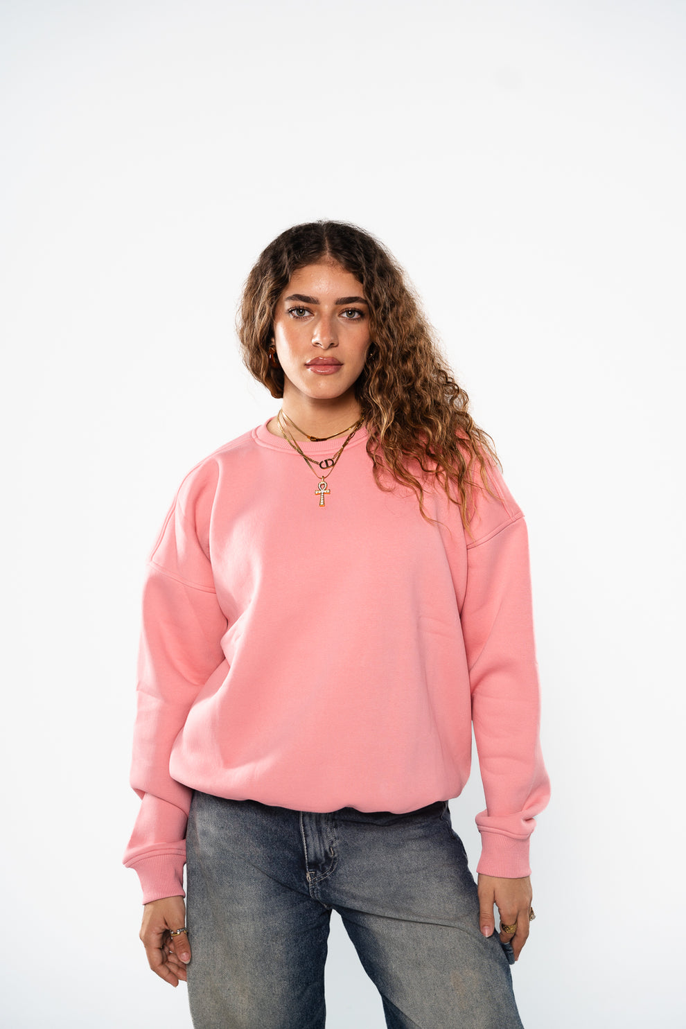 Pink 119 Crew-Neck – Basic Stitches