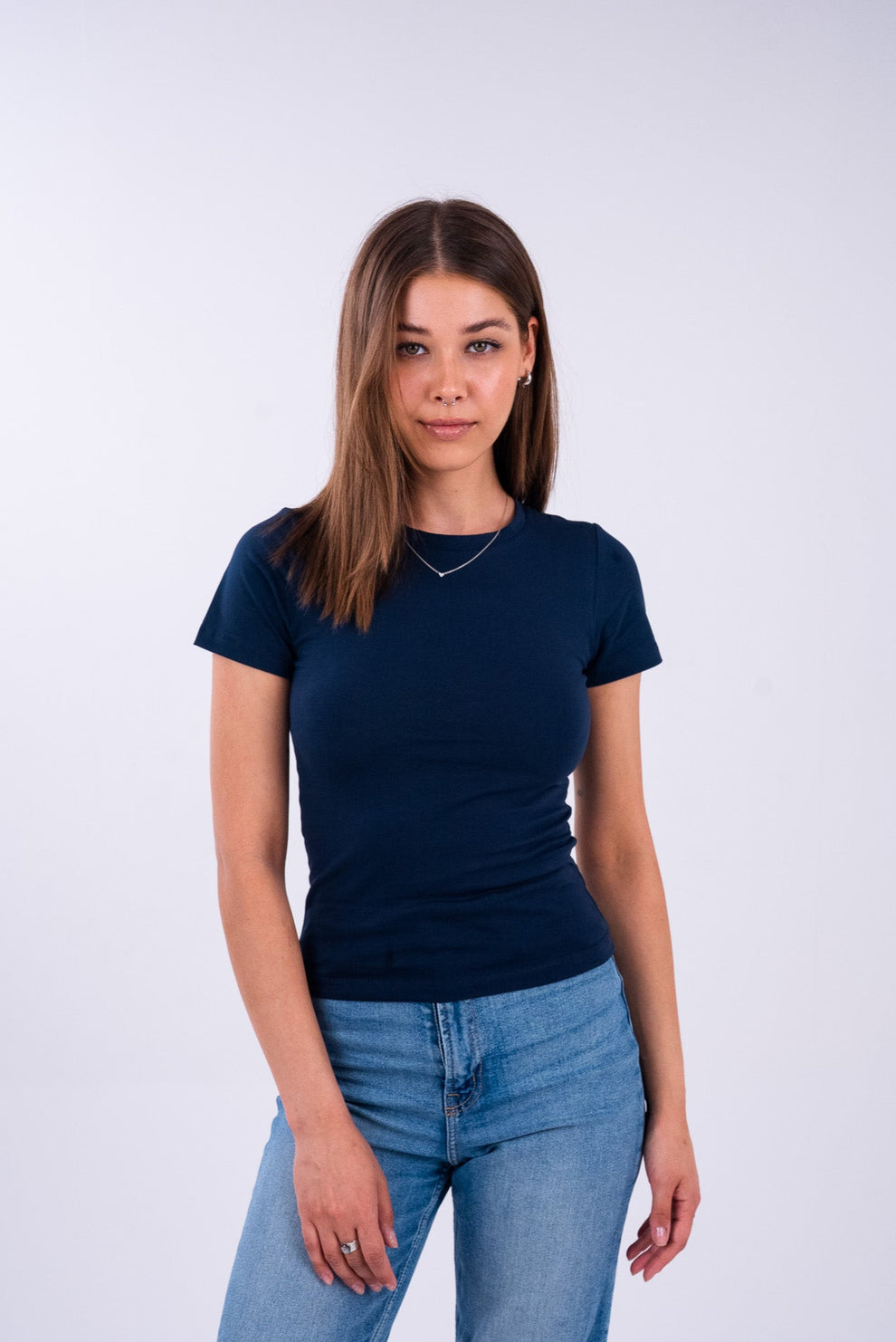 Oxford Blue Basic Top – Basic Stitches