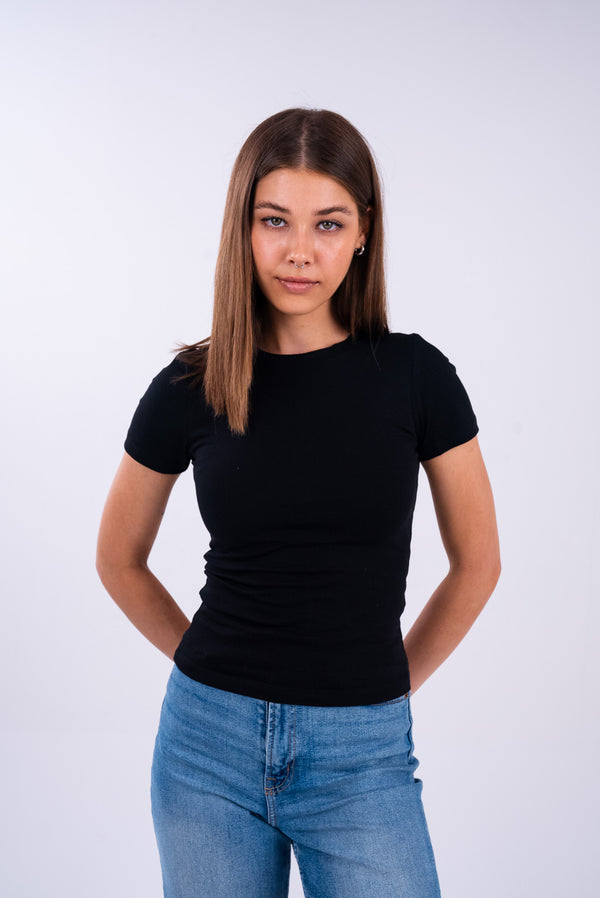 Midnight Black Basic Top – Basic Stitches