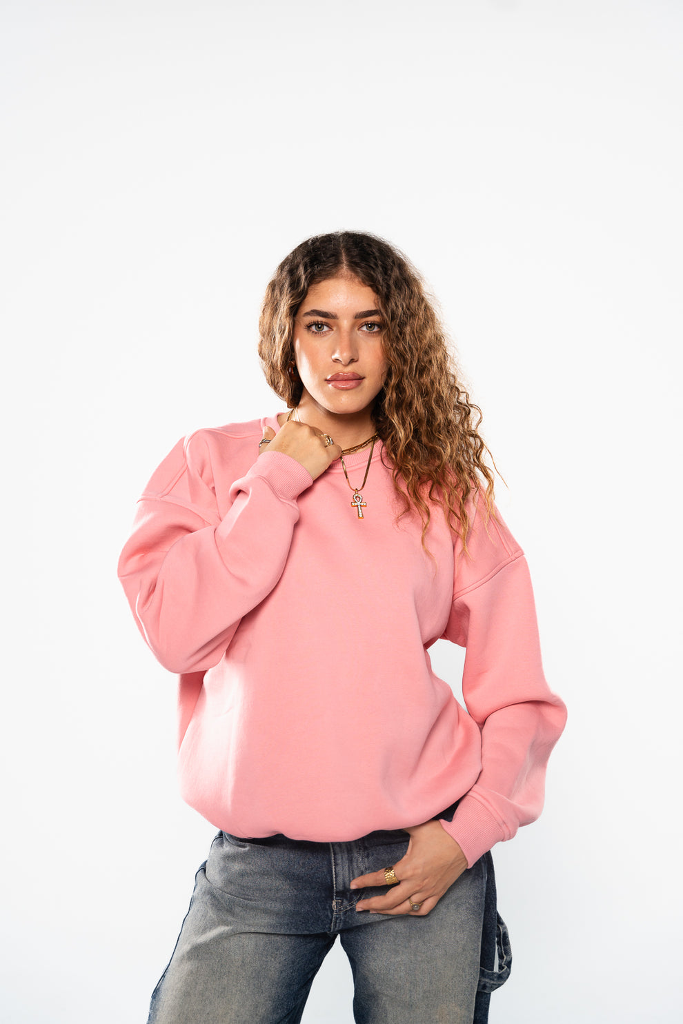 Pink 119 Crew-Neck – Basic Stitches